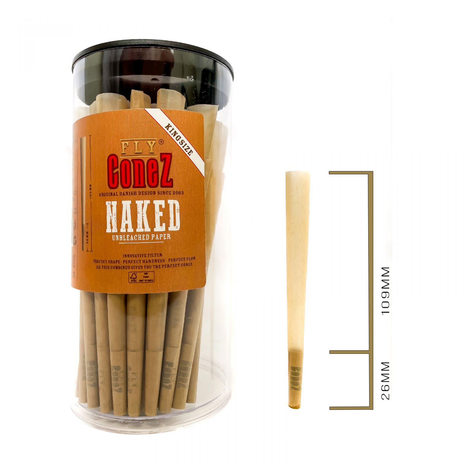 Fly Naked ConeZ Pre Rolled Cones | FarmCo USA